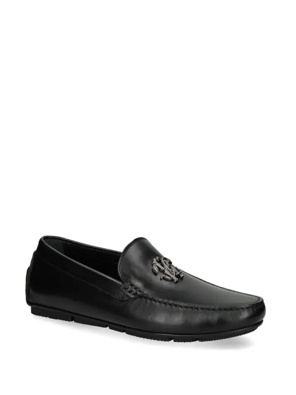 Roberto Cavalli Mirror Loafers - Black