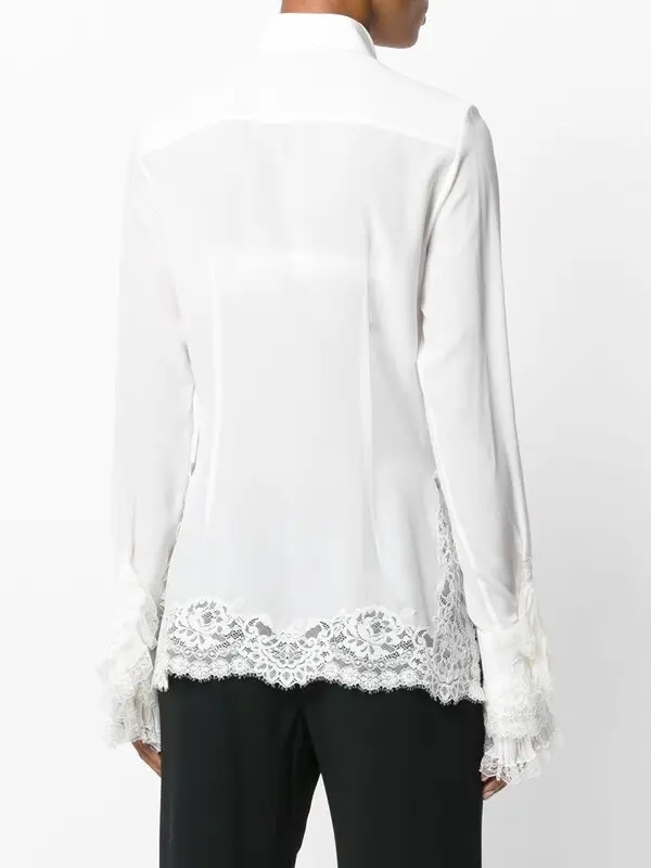 Ermanno Scervino Lace Frill Blouse