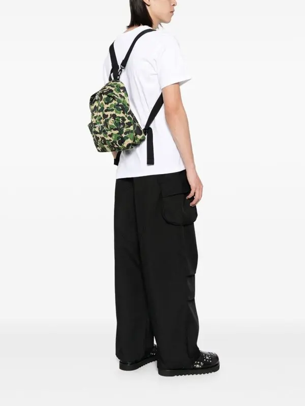 A BATHING APE Abc Camo Print Small Backpack