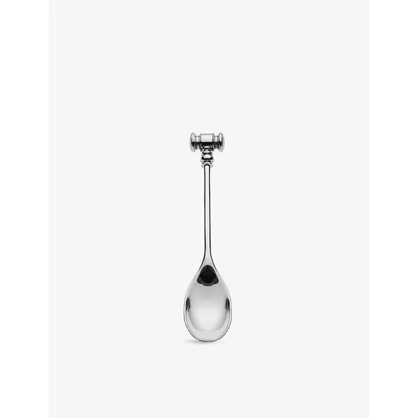 ALESSI Dressed Set Of 2 Stainless Egg Opener Spoons - Nocolor