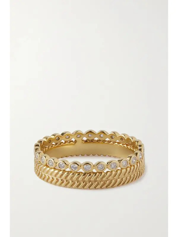 Pascale Monvoisin Jil N°2 9-karat Diamond Ring
