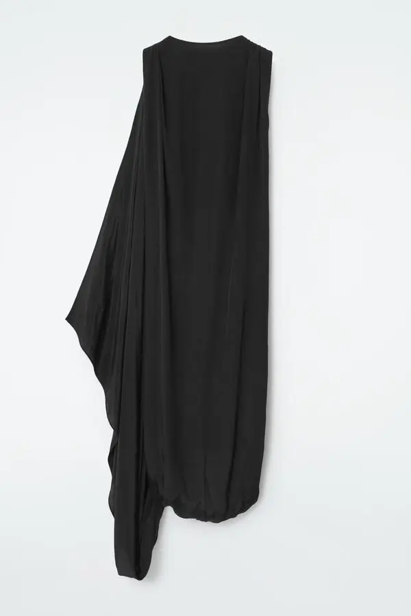 cos asymmetric draped midi dress Nicole Miller MD4S10936