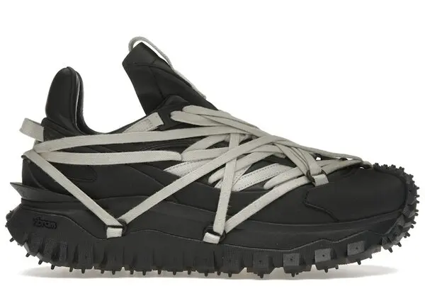 Rick Owens X Moncler Trailgrip Megalace Sneakers - Black