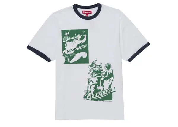 Supreme Jane’s Addiction Ringer Tee Shirt