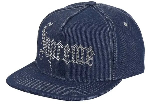 Supreme Rhinestone 5-panel Cap