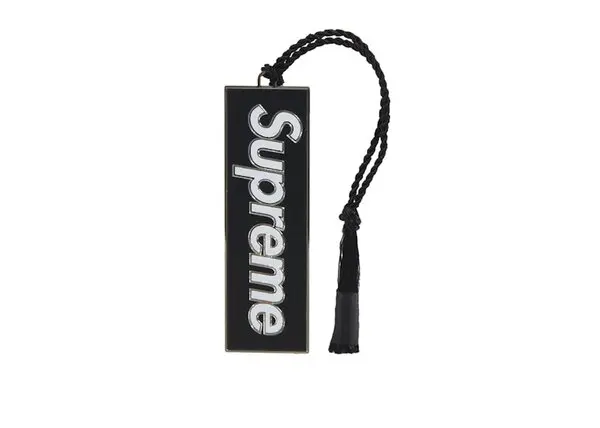 Supreme David Howell & Co. Metal Bookmark - Black