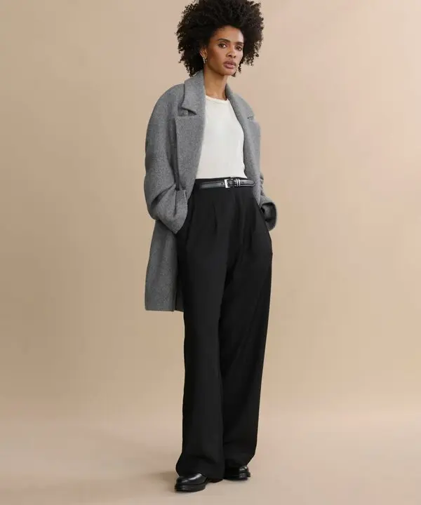 Jenni Kayne Wool Jones Trouser - Black