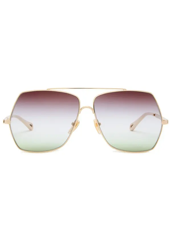 Chloé Aviator-style Sunglasses