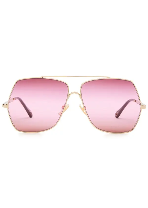 Chloé Aviator-style Sunglasses