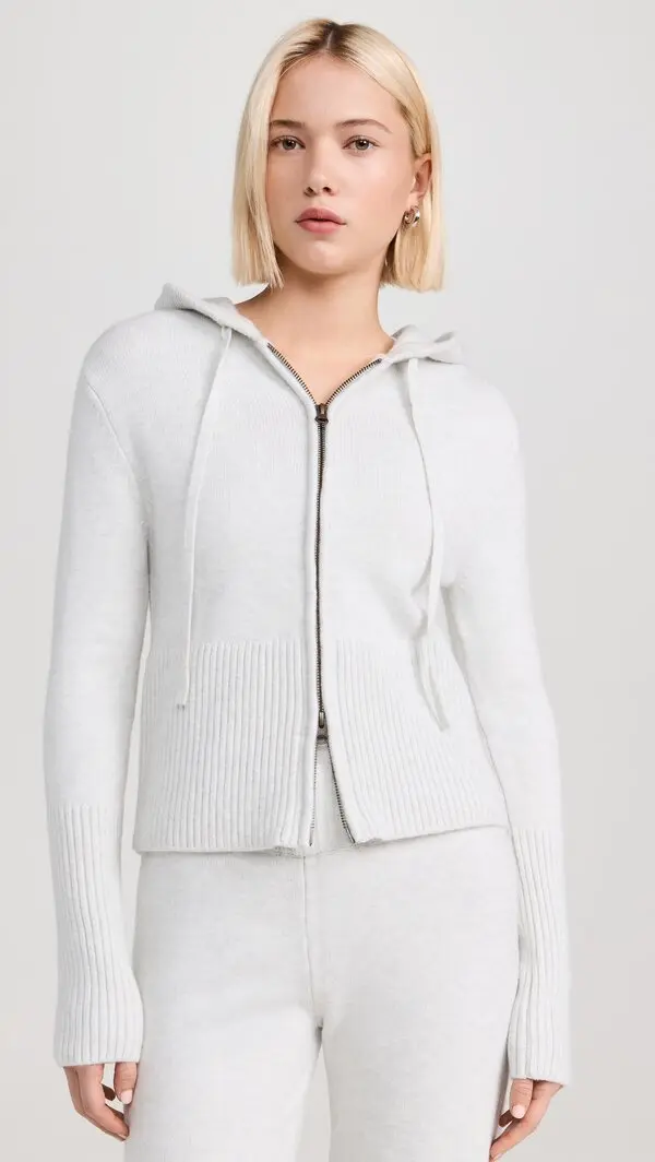Honeydew Intimates Zip Up Hoodie - Oatmeal