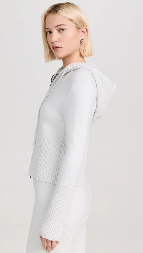 Honeydew Intimates Zip Up Hoodie - Oatmeal