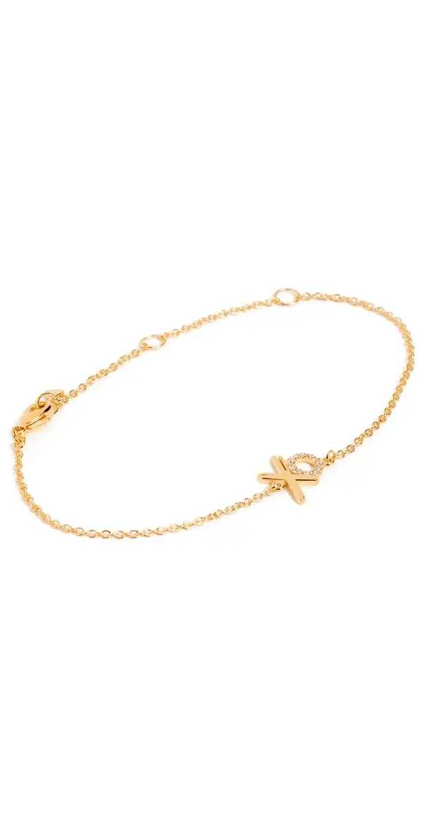 GWEN BELOTI Xo Charm Bracelet - Gold