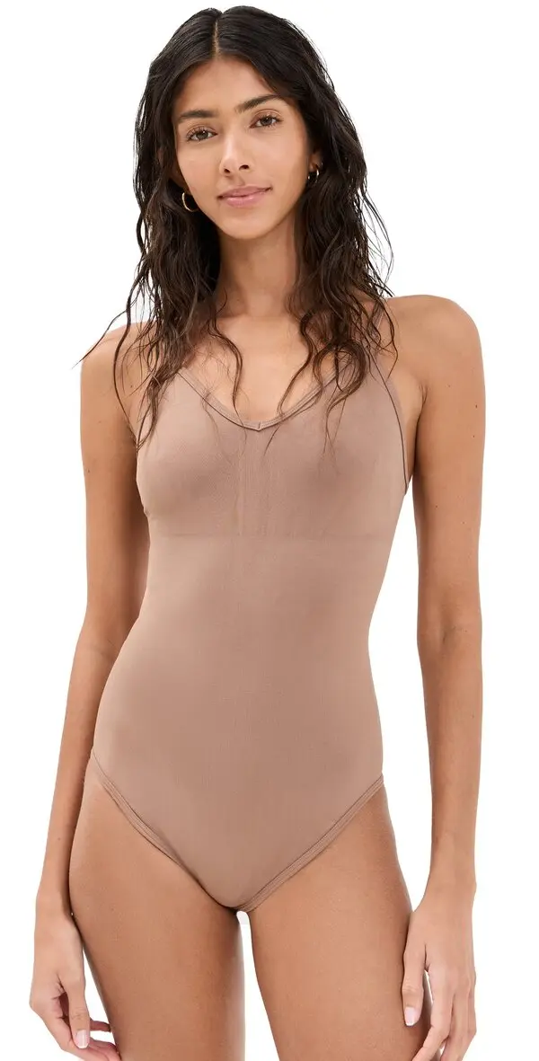 Spanx Sculpt Seamless Power Thong Bodysuit