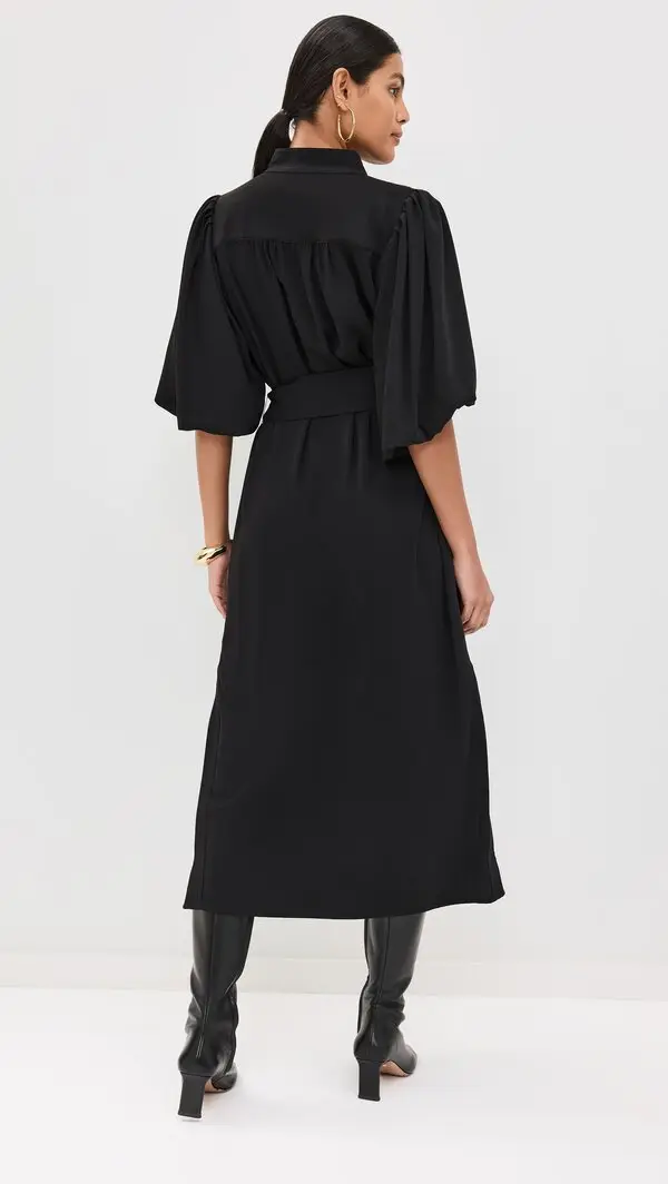 Women's Black Kimono Dresses | Editorialist