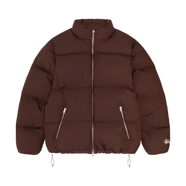 StÜssy Down Puffer - Brown