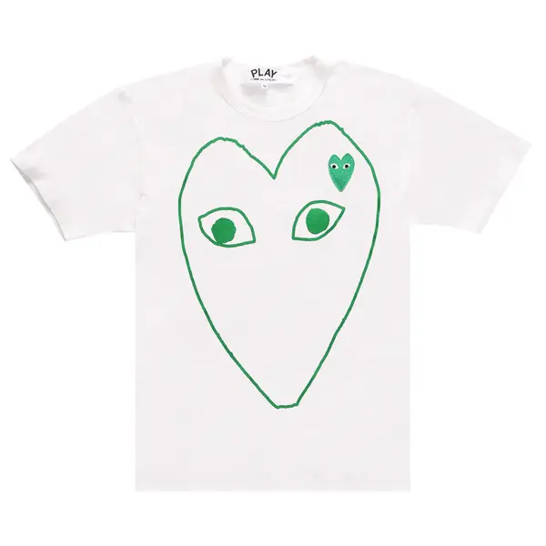 Play Comme Des Garcon Printed T-shirt - White