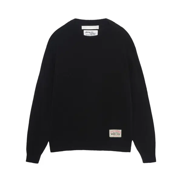 StÜssy Knitted Roundneck Sweater - Black