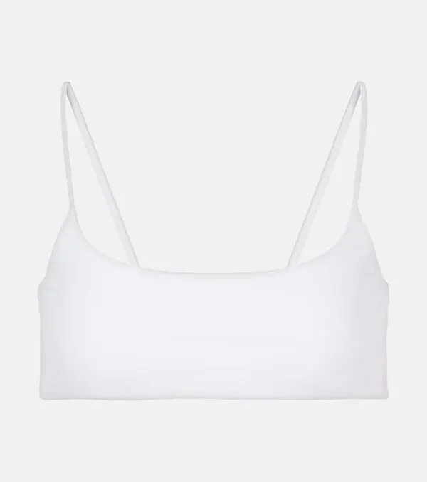 Jade Swim Muse Bikini Top - White