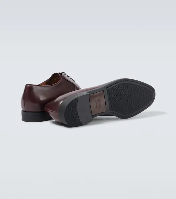 Zegna Leather Derby Shoes