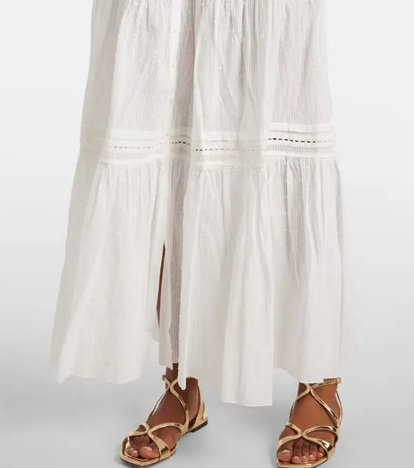 Poupette St Barth Tiered Maxi Skirt