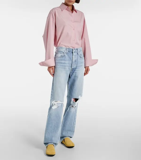 AGOLDE Kelly High-rise Straight Jeans - Blue