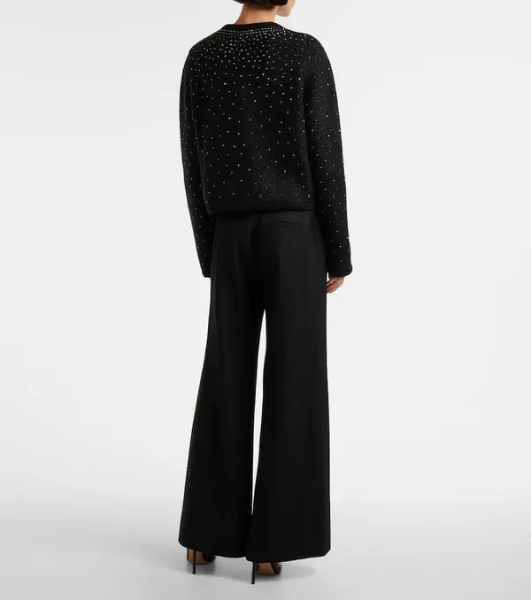 Altuzarra Tina Crystal-embellished Bouclé Jacket