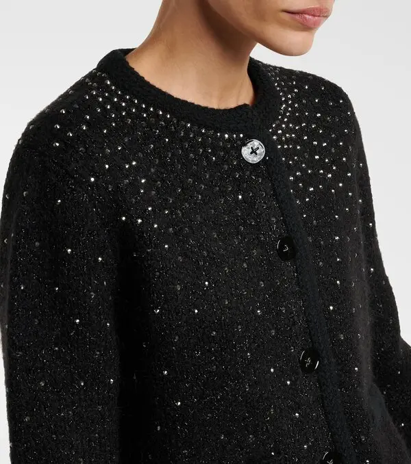 Altuzarra Tina Crystal-embellished Bouclé Jacket