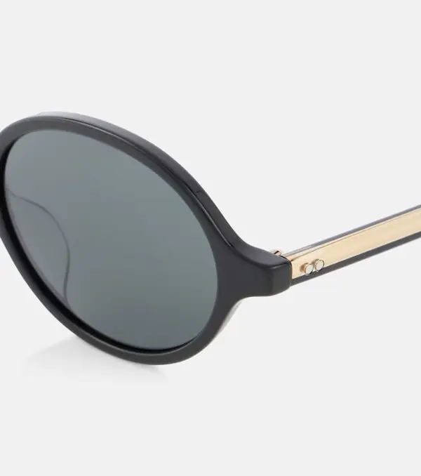 Khaite X Oliver Peoples Round Frame Sunglasses - Black