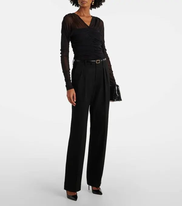 Diane Von Furstenberg Eli Mesh Top