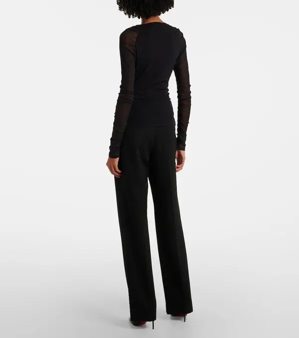 Diane Von Furstenberg Eli Mesh Top