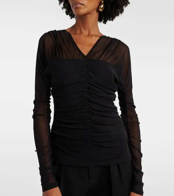 Diane Von Furstenberg Eli Mesh Top