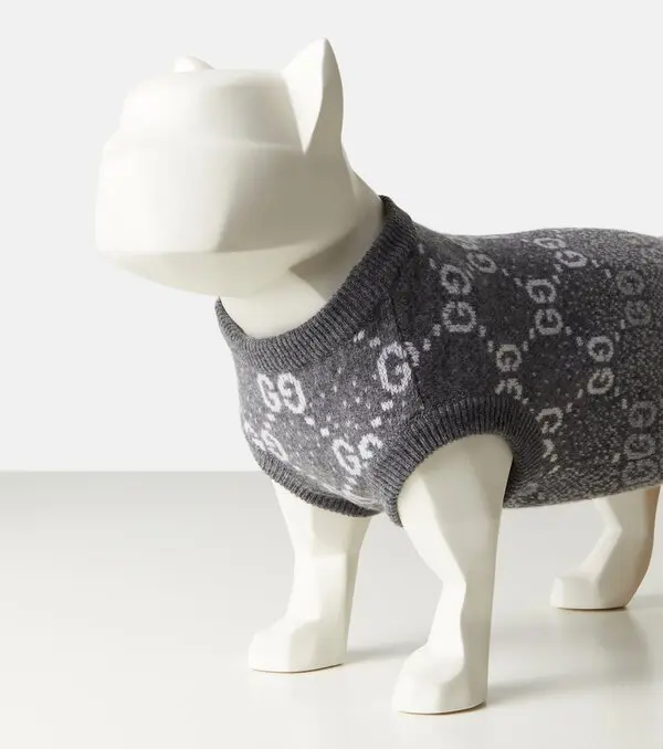 Gucci Wool Jacquard Dog Sweater