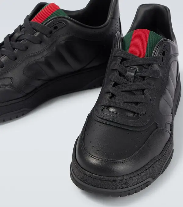 Gucci Re-web Leather Sneakers