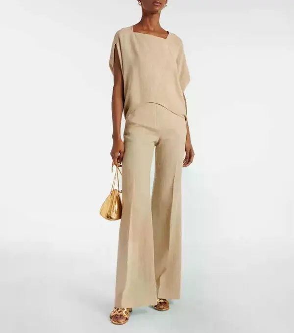 GIANVITO ROSSI Amalfi 45 Leather Mules - Gold