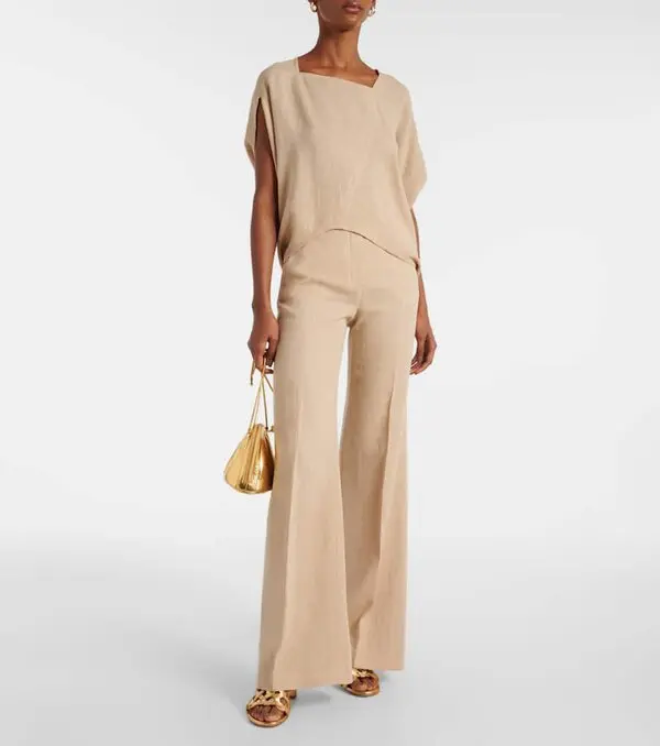 GIANVITO ROSSI Amalfi 45 Leather Mules - Gold