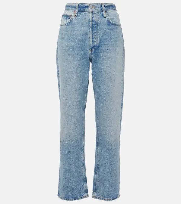 AGOLDE 90's Pinch Waist High-rise Straight Jeans - Blue