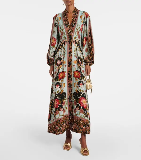 Farm Rio Floral Maxi Dress