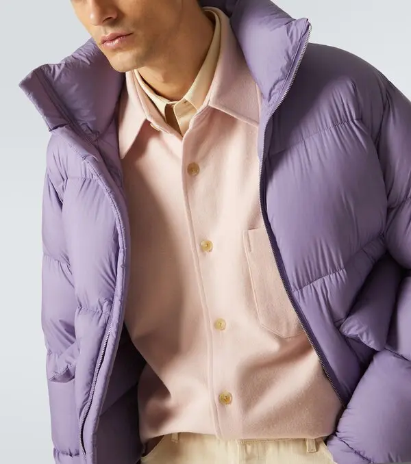 Auralee Wool Flannel Overshirt