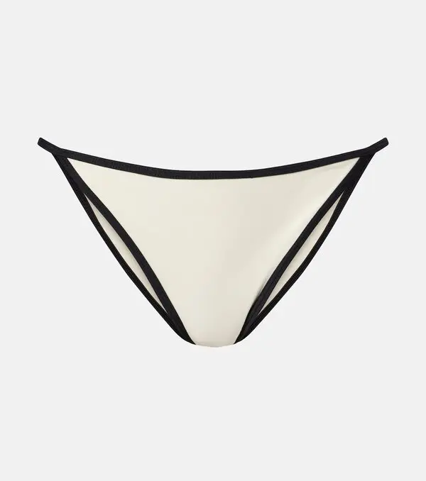 Jade Swim Bare Minimum Bikini Bottoms - White