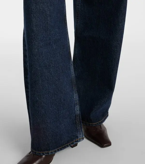 AGOLDE Low Curve Mid-rise Barrel-leg Jeans In Pendulum - Blue