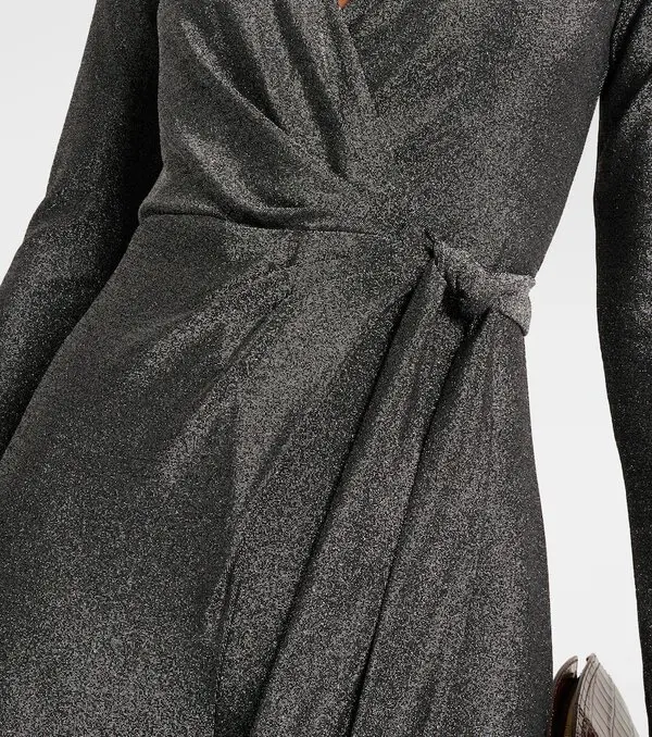 Diane Von Furstenberg Cosima Two Lamé Jumpsuit