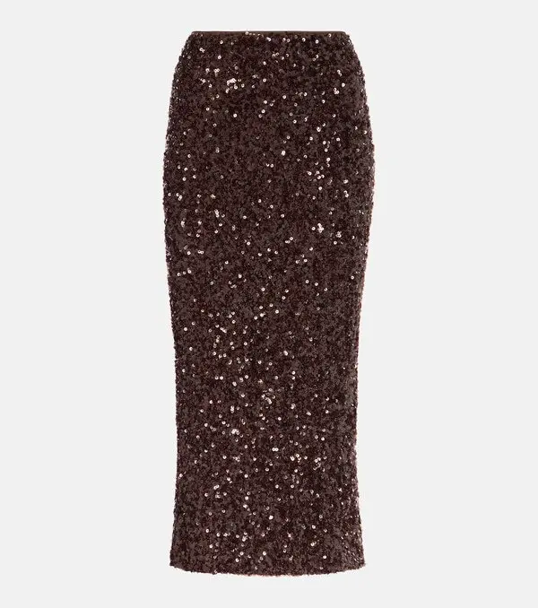 Remain Birger Christensen Sequined Midi Dress