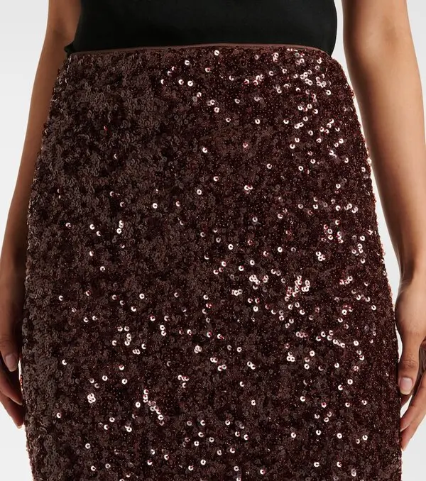 Remain Birger Christensen Sequined Midi Dress