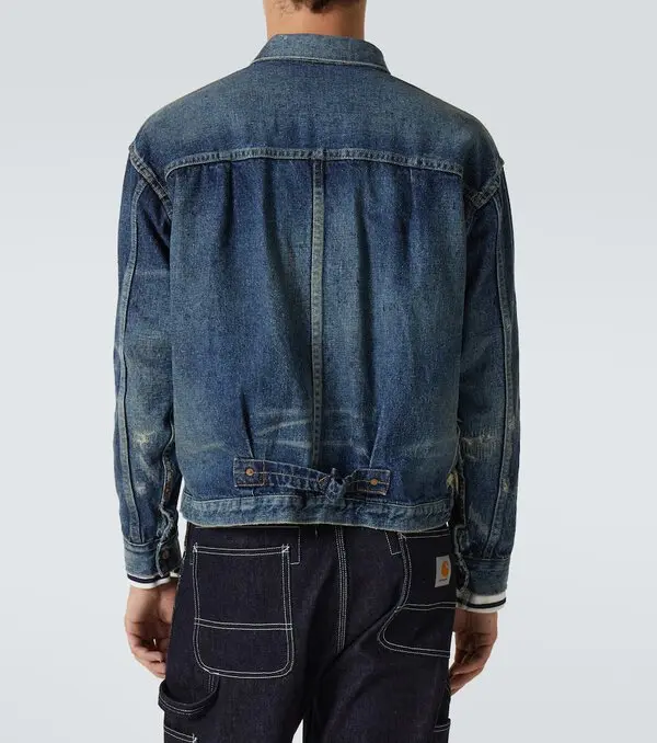Buy Junya Watanabe X New Manual Denim Jacket - Blue At 30% Off