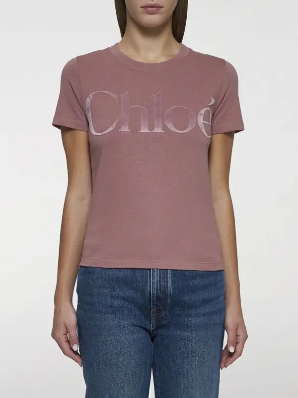 Chloé Logo T-shirt - Pink