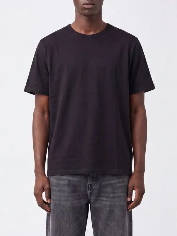 Our Legacy Crewneck Short-sleeved T-shirt In Organic Cotton - Black