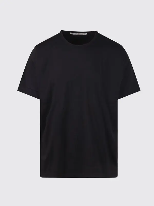 Our Legacy Crewneck Short-sleeved T-shirt In Organic Cotton - Black