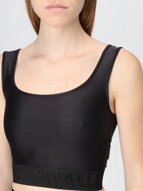Just Cavalli Cropped Logo Top