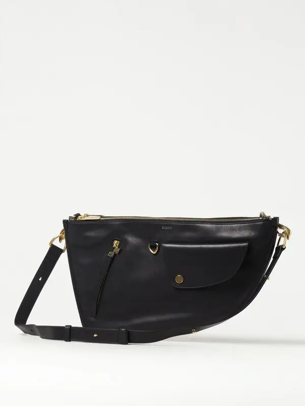 Burberry Leather Shoulder Bag - Black