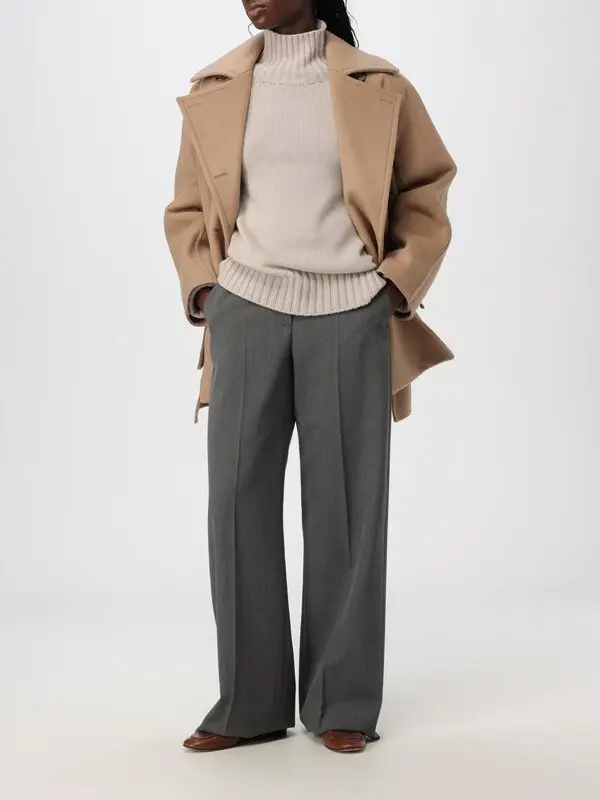 Max Mara Double Breasted Coat - Beige